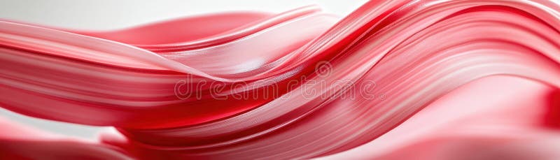 Closeup View of Dynamic Red and White Wave Pattern, Mesmerizing Swirl ...