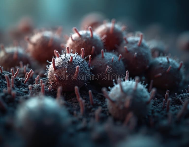 Closeup View of Enterobacter Cloacae Bacteria. Microscopic Bacteria ...