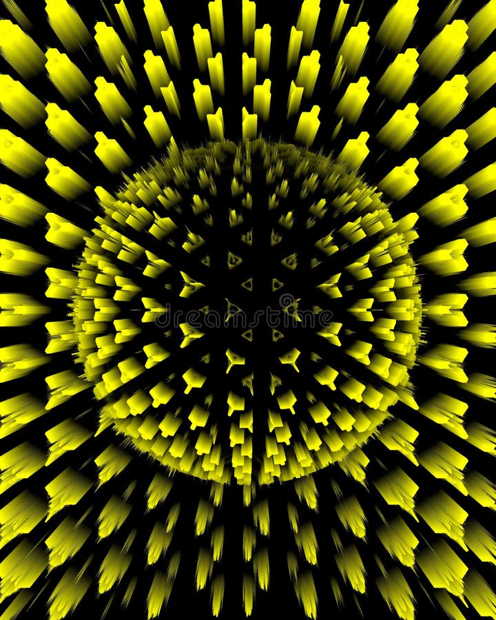 3D Exploding Surface of the Planet Mars Stock Illustration ...