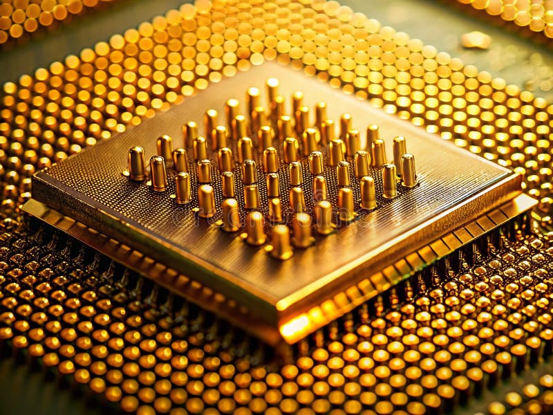 Goldplated Cpu Contacts Stock Illustrations – 3 Goldplated Cpu Contacts ...