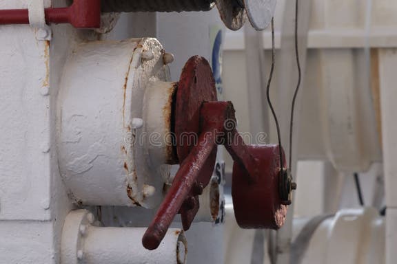 Closeup View of Fire Hydrant System Shut-off Valves Stock Photo - Image ...
