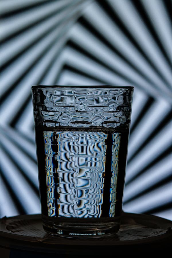 Closeup View of Glass in Abstract Background Stock Photo - Image of ...