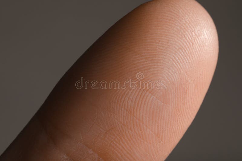 Closeup View of Human Finger on Grey Background Stock Image - Image of ...