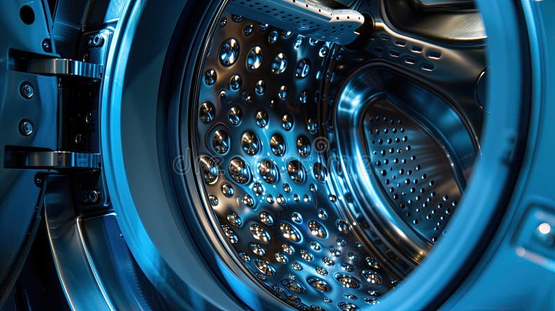 Closeup View of the Inside of Washing Machine. Suitable for ...