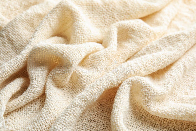 Closeup View of Light Cloth. Fabric Texture Stock Photo - Image of ...