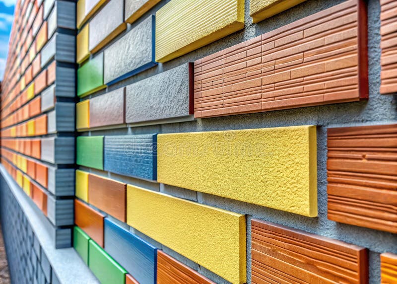 Closeup View of Modern Exterior Wall Insulation and Cladding System ...