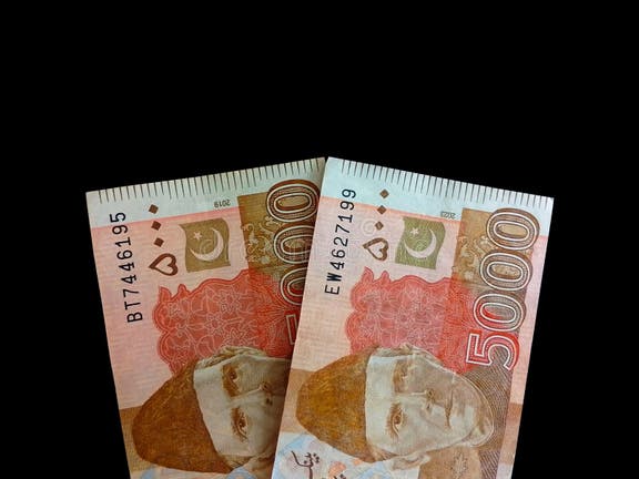 Closeup View of Pakistani Currency - Pakistani Rupees Stock Image ...