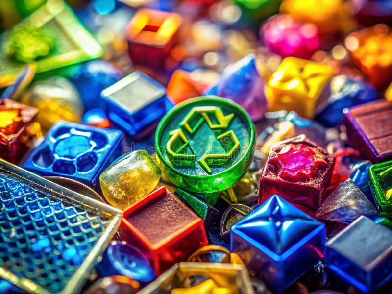 CloseUp View of Plastic Packaging Waste a Microcosm of Environmental ...