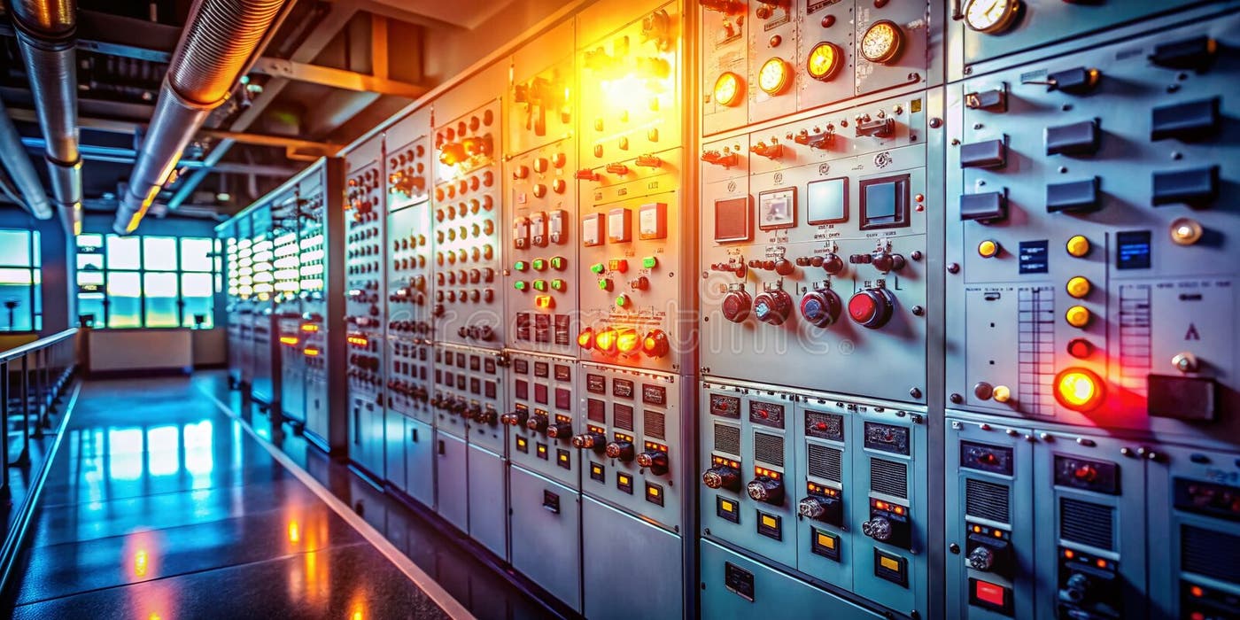 Electrical Control Room Stock Illustrations – 2,734 Electrical Control ...