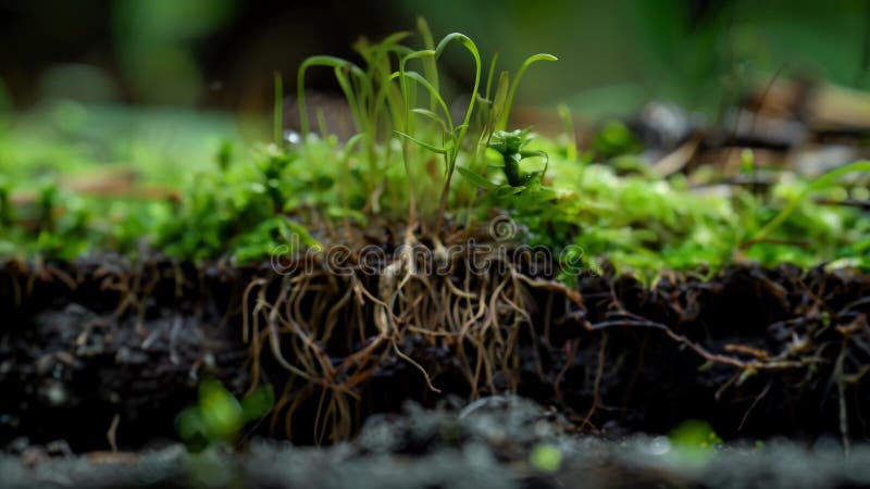 A Closeup View of a Root Cap Showcasing Its Protective Role As it ...
