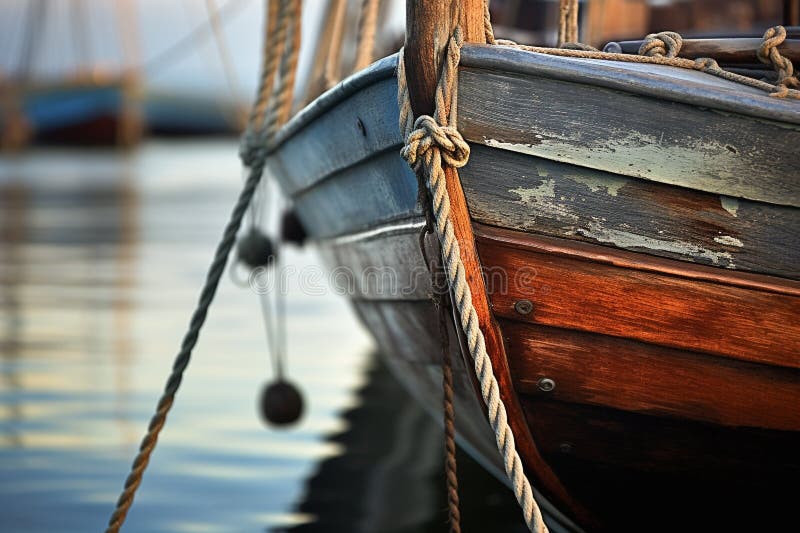 Ship Bow stock illustration. Illustration of water, rustic - 290947997