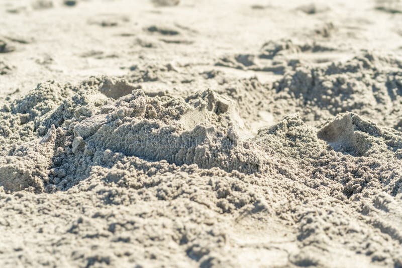 Closeup View of Sand at the Beach Stock Image - Image of mother ...
