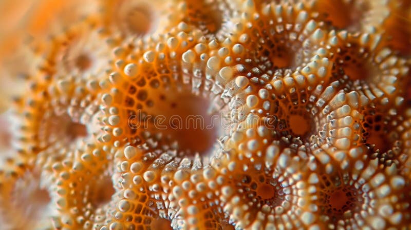 A Closeup View of a Single Fungal Spore Its Smooth Surface Covered in ...
