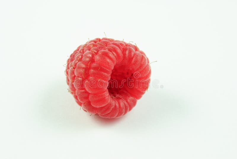 Closeup View of a Single Raspberry Stock Photo - Image of view ...