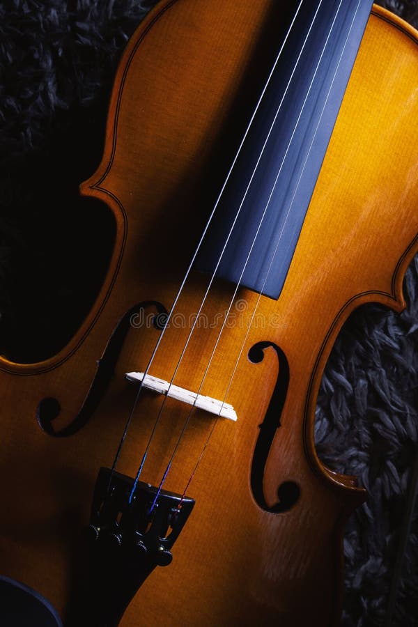 One Half Violin Details stock image. Image of background - 243548343