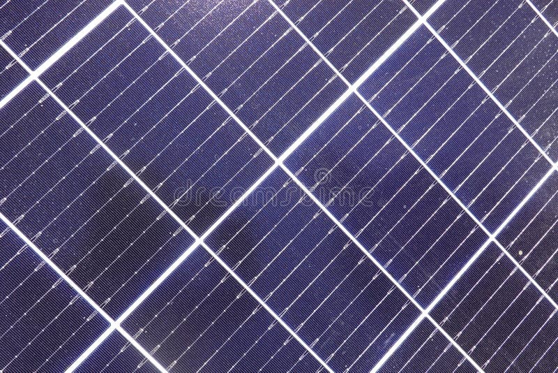Closeup View of a Solar Panel Stock Photo - Image of view, generation ...