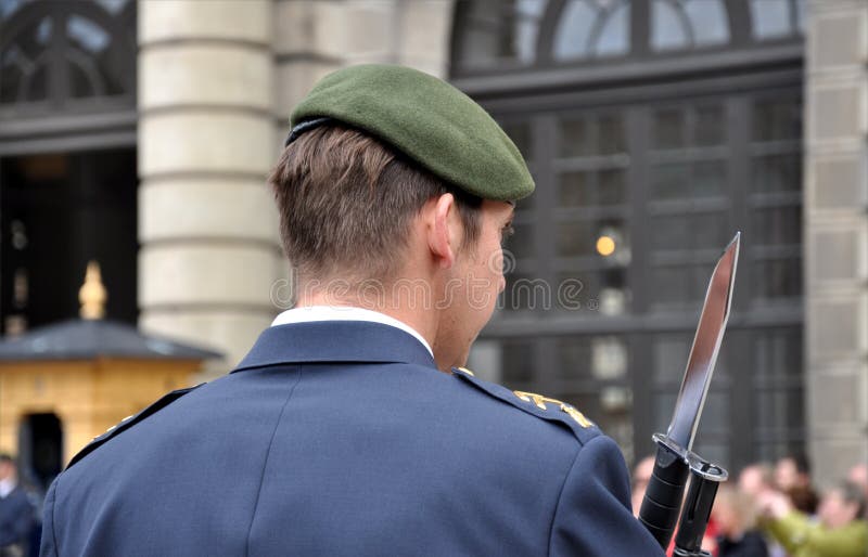 Closeup view of a soldier editorial image. Image of defence - 48778075