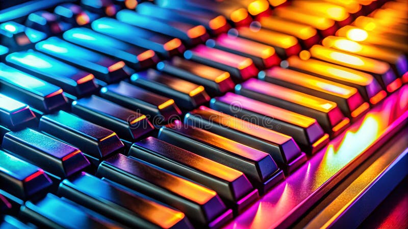 Closeup View of a Spanish QWERTY Keyboard Exploring the Layout and ...