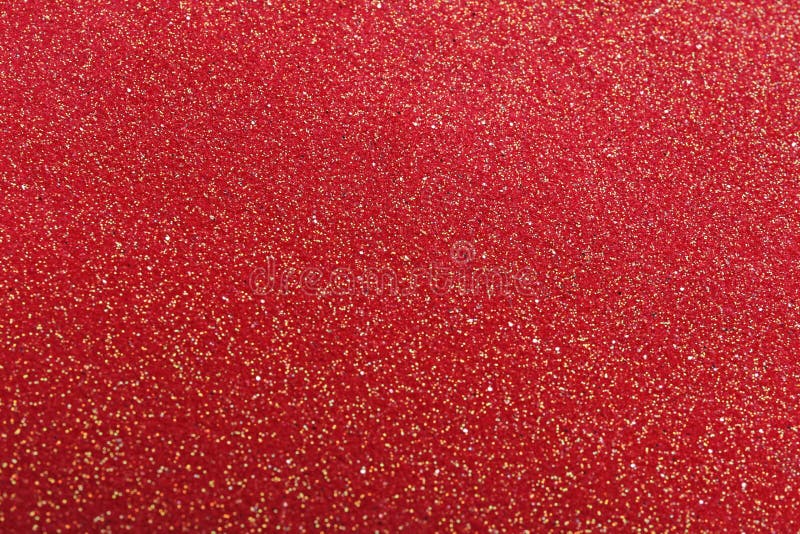 Closeup View of Sparkling Red Glitter Stock Image - Image of pattern ...
