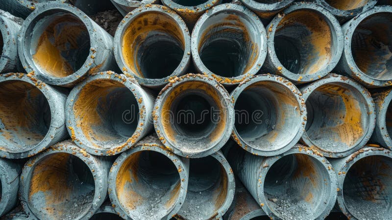 Engineering Background Projects Underground Pipeline Plan Stock Photos ...