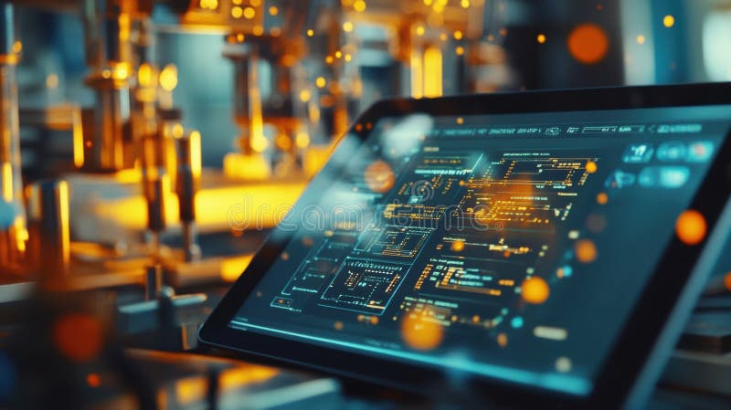 A Closeup View of a Tablet Showing an Online Course Titled Lean ...