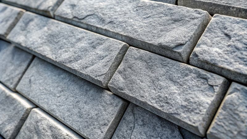 Closeup View of a Textured Gray Stone Tile Wall a Detailed Look at ...