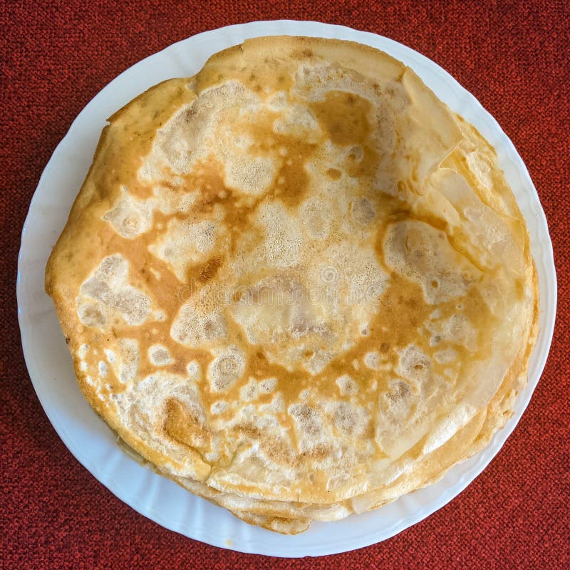 Closeup View of Traditional Pancakes from Romania Stock Image - Image ...