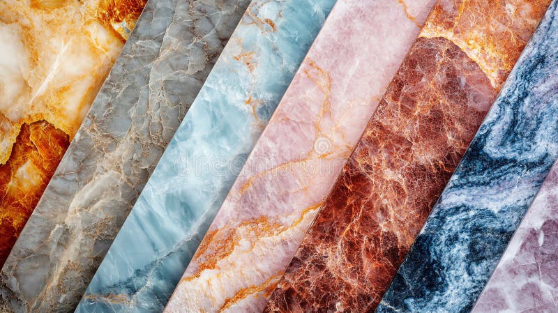 Various Colorful Marble Slabs Stock Illustrations – 4 Various Colorful ...