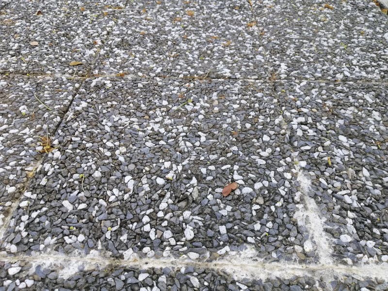 Closeup View of Walking Path Surface Material. Pattern and Texture ...