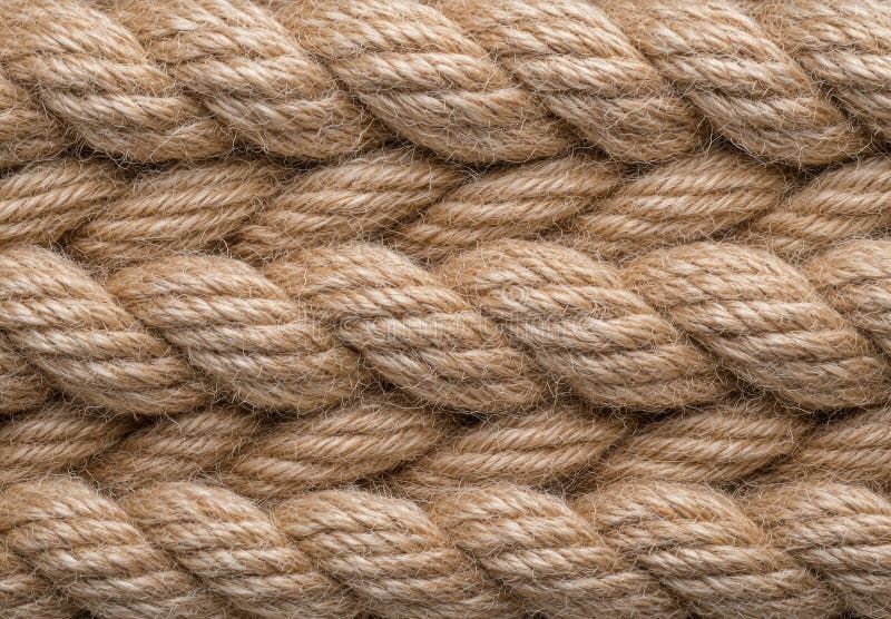 Closeup View of a Woven Rope Texture Stock Illustration - Illustration ...
