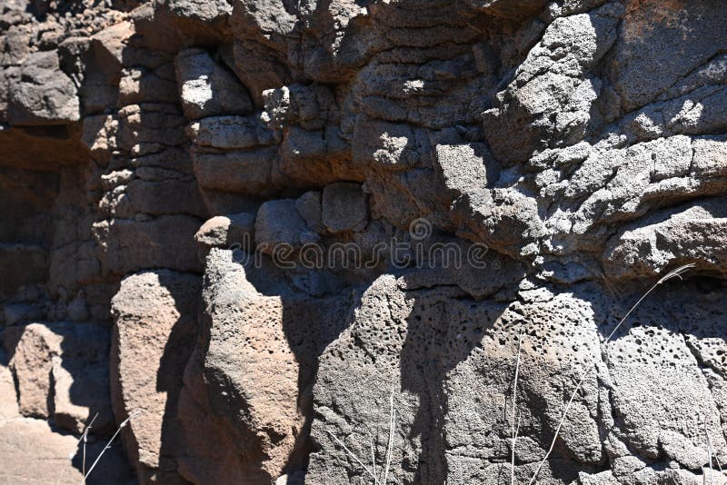 Closeup of Volcanic Rock Patterns, Kaâ€™ena Point, Oahu, Hawaii Stock ...