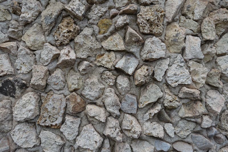 Closeup of Wall with Light Gray Gravel Pebble Dash Stock Image - Image ...