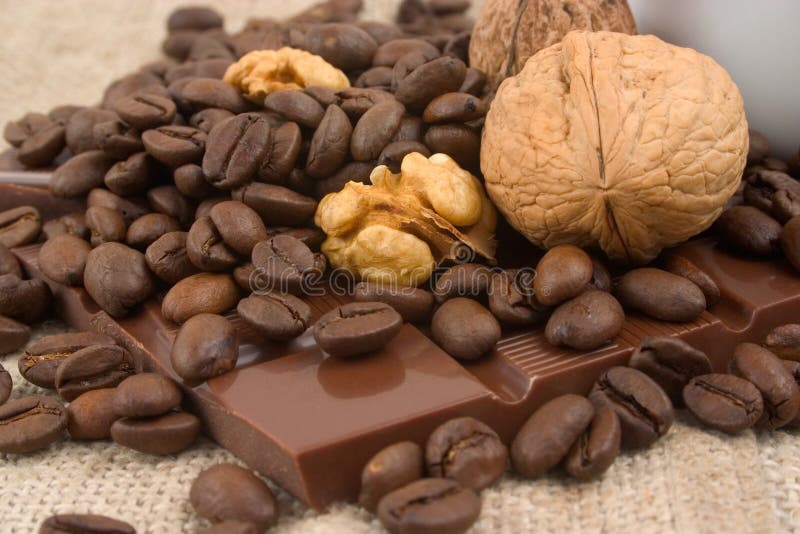 A jar with coffee beans stock image. Image of backdrop - 1713475