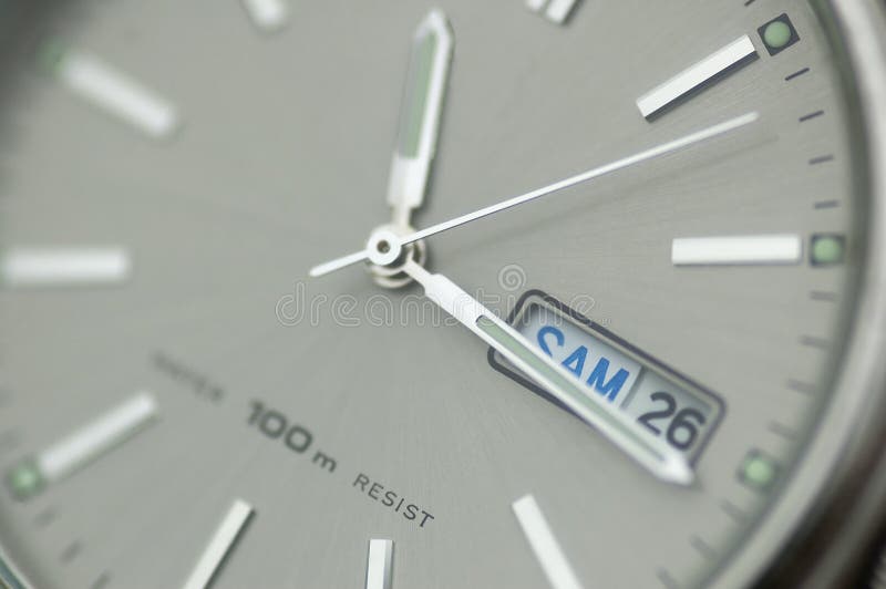 Closeup of Watch stock image. Image of quartz, dial, timetable - 2524311