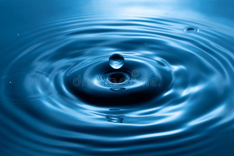 Closeup of Water Drop Splash Under the Lights - Perfect for Wallpapers ...