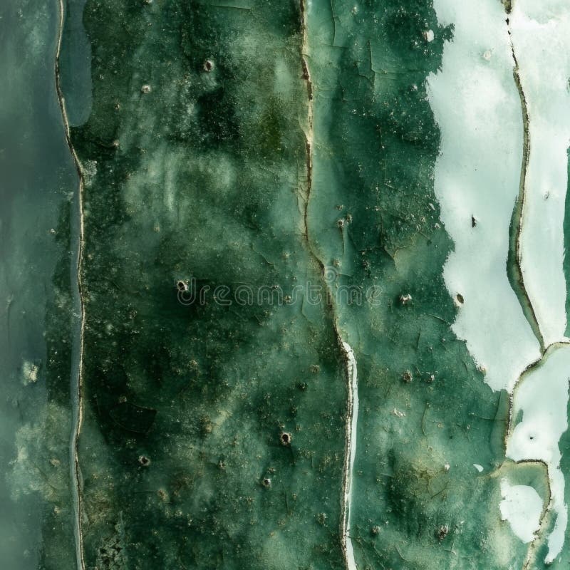Closeup of Weathered Green Tree Bark Texture with Natural Patterns ...