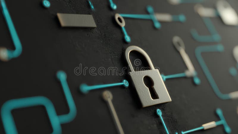 Closeup, Weathered Wall Secured by a Sturdy Metal Padlock â€ Enhanced ...