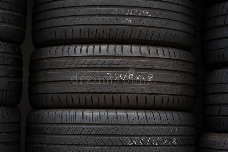 Closeup of Wheel Tires Texture Stock Photo - Image of vehicle, tires ...