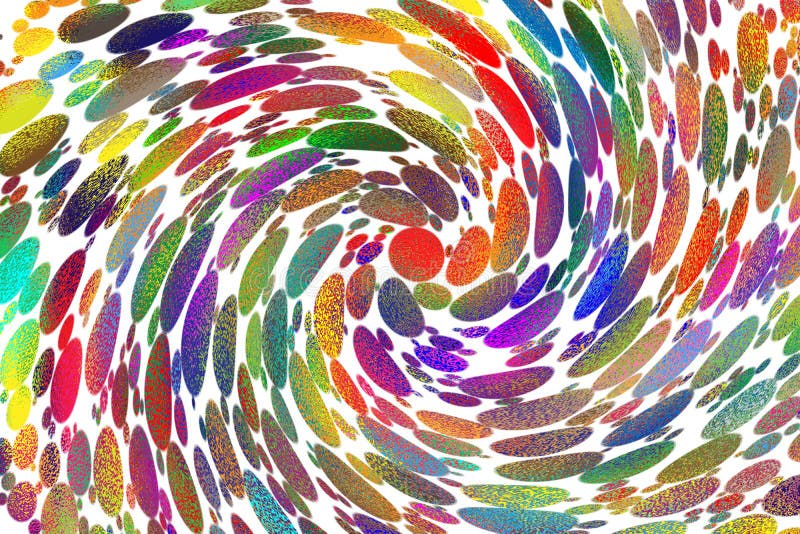 Closeup of a White Background with Colorful Rounds -perfect for ...