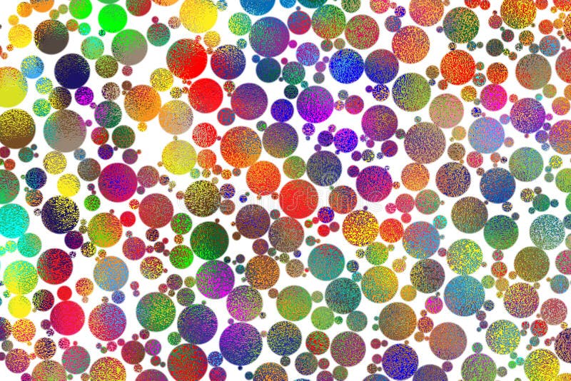 Closeup of a White Background with Colorful Rounds -perfect for ...