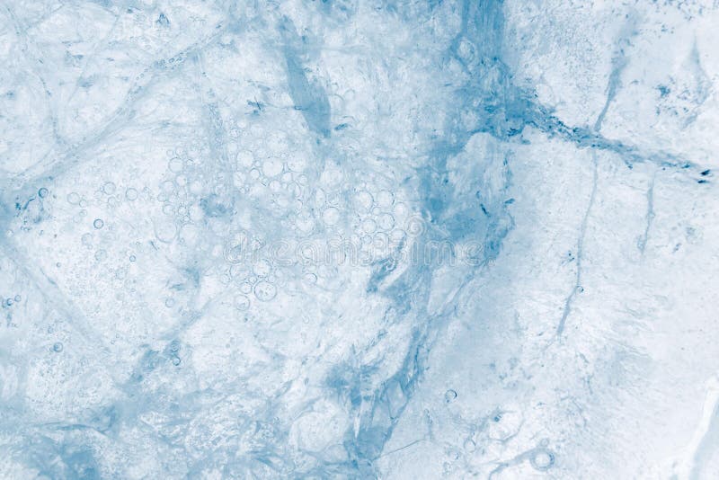 Closeup of White and Blue Abstract Frozen Surface Texture Stock Image ...