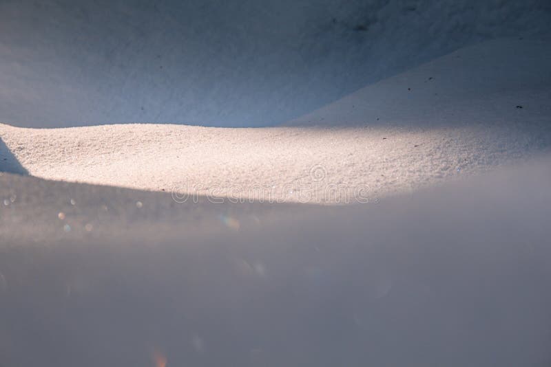 Closeup of White Snow on the Ground Stock Photo - Image of attraction ...