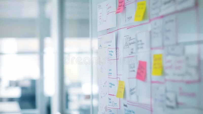 Closeup of a Whiteboard Covered in Colorful Graphs and Charts ...