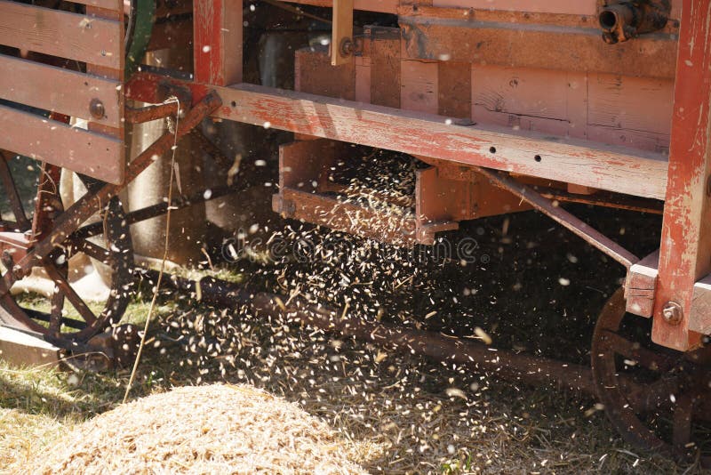 Old Winnowing Machine, Old Tools for the Field, Stock Photo - Image of ...