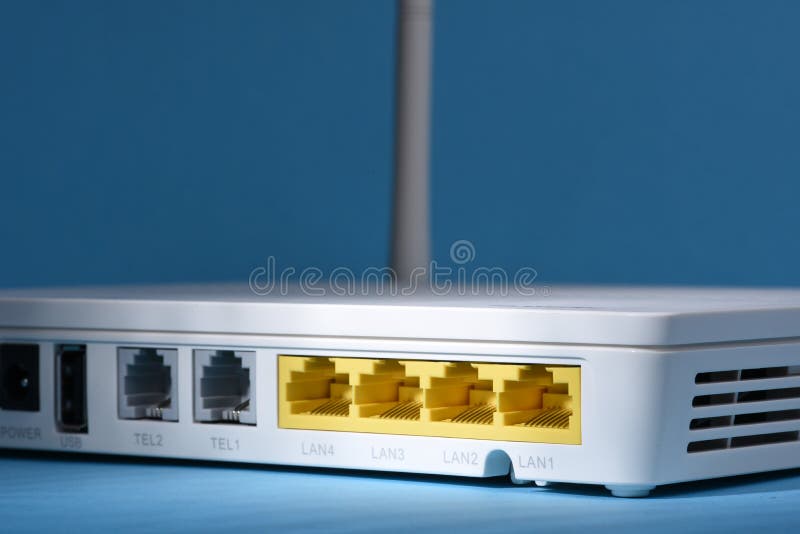 Wireless Router Internet Networking Device Stock Photo - Image of ...