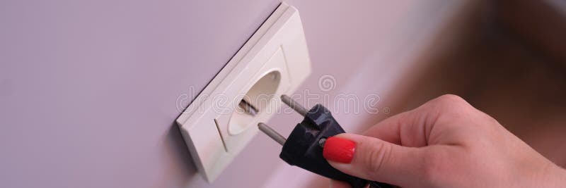 Man Inserts Plug into the Electric Car Charging Socket Stock Image ...