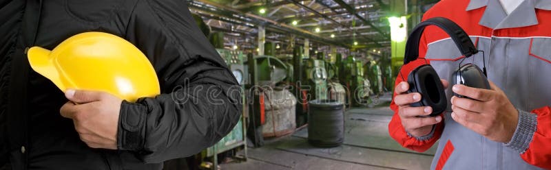 Workers in Manufacturing Plant Stock Image - Image of industry ...