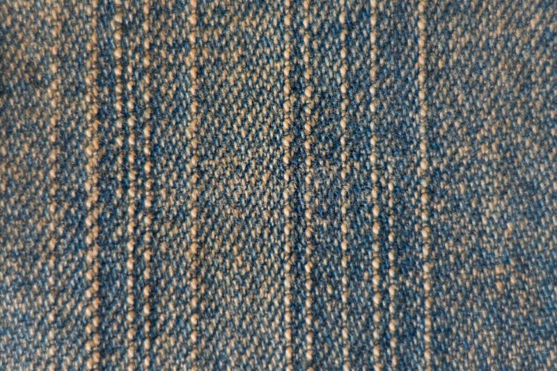 Closeup of Worn Denim Textile with Lines Stock Photo - Image of close ...