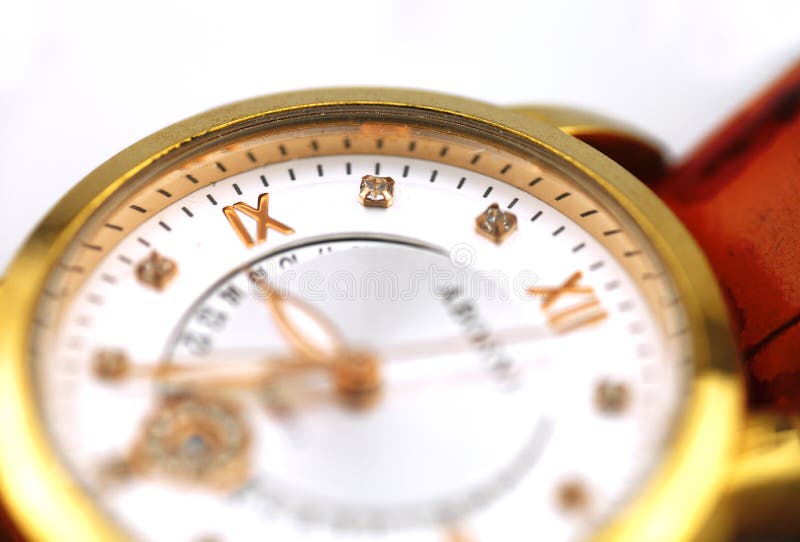 Closeup of wrist watch stock photo. Image of gears, business - 76929546