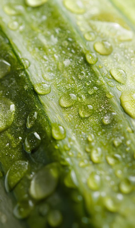 A Closeup of the Zucchini Texture, Showcasing Its Smooth and Slightly ...